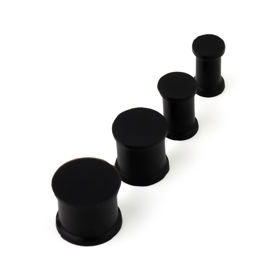 Grande seleção de plugs de silicone - escolhe cor e tamanho